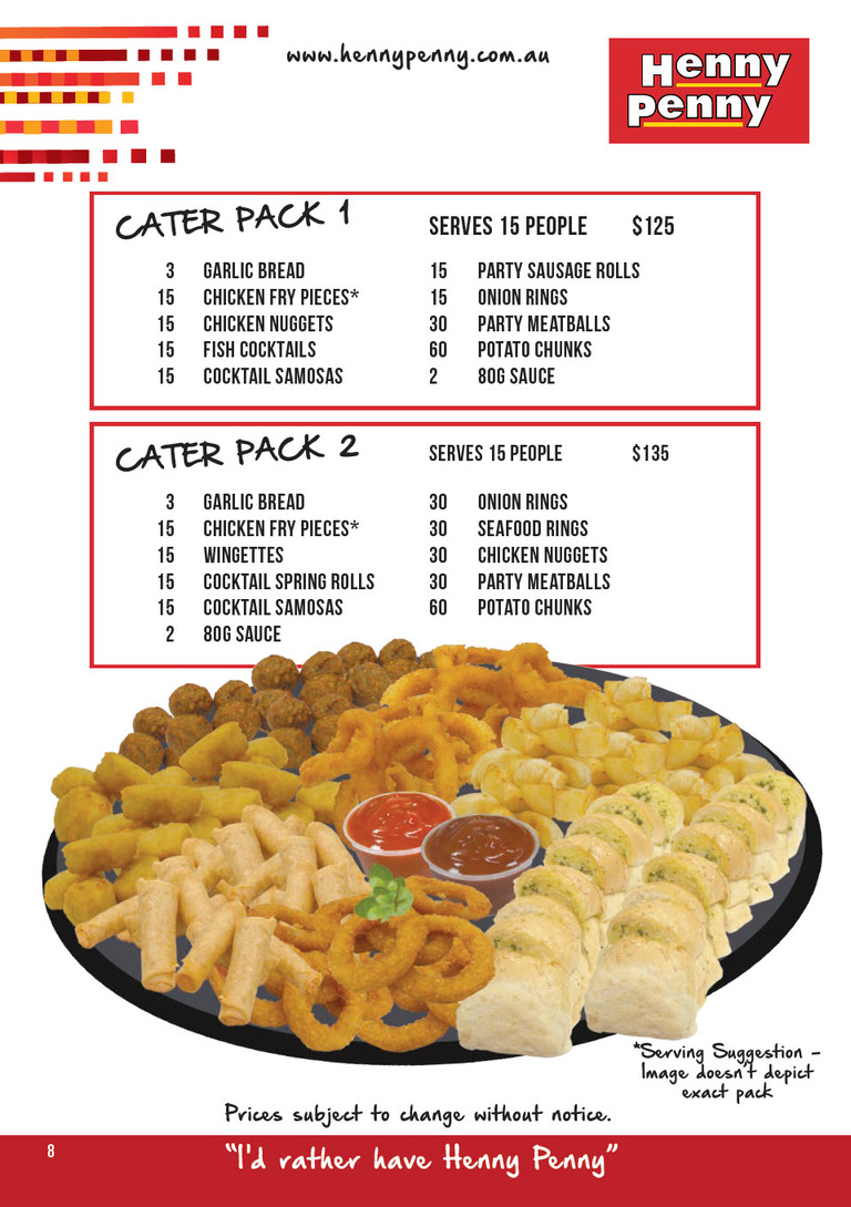 Catering – Henny Penny